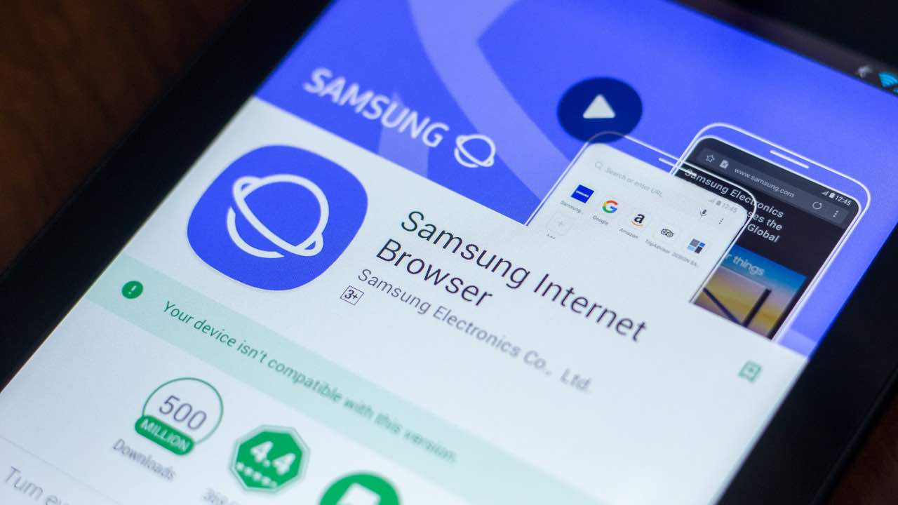 Samsung, l'Internet Browser si aggiorna: le novità della versione 13.0.1.44