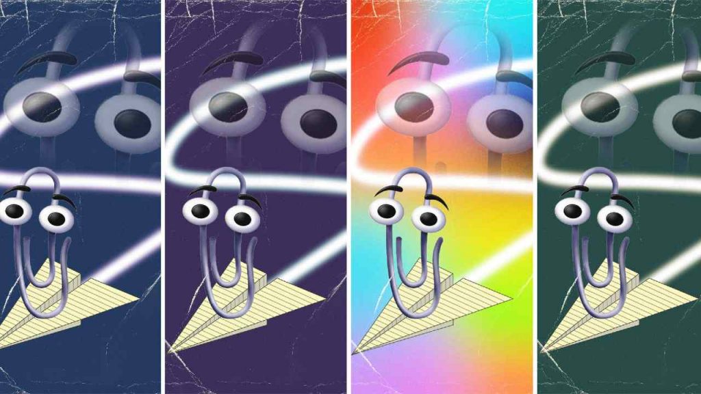 Clippy, ex assistente di Word, "trasloca" sullo sfondo degli smartphone