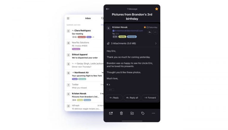 ProtonMail per iOS si rifà il look: tutte le novità dell’ultima ...